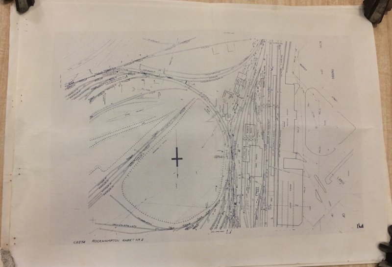 Plan 2 of Set of 10 Schematics of Rockhampton Station Yard, Workshop ...