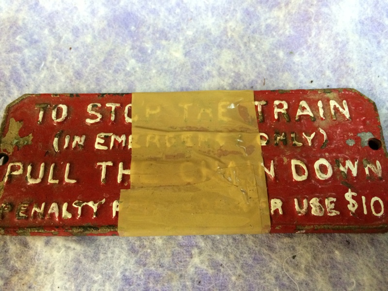 Stop Train Signs x 2; A-0739 | eHive
