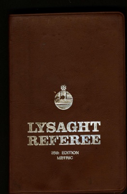 Book - "Lysaght Referee, 25th Edition, Metric"; 1974; A-0425 | eHive
