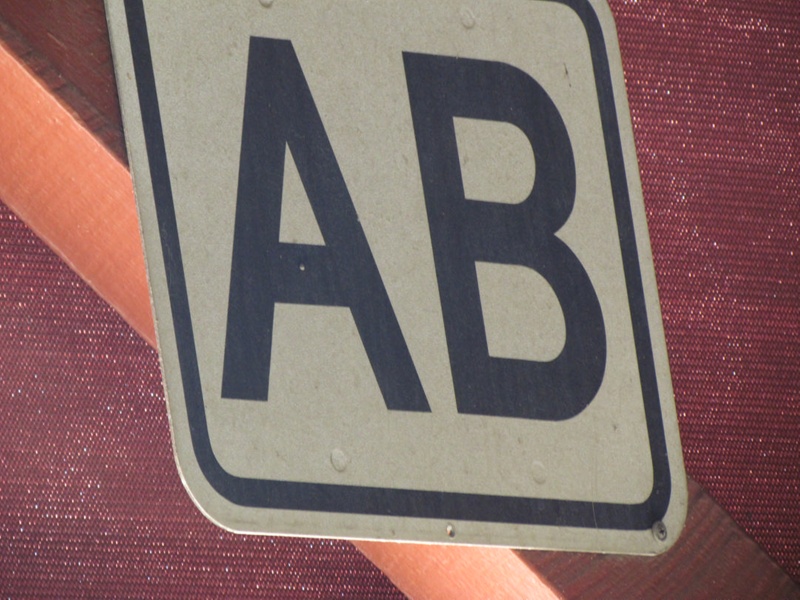 Sign - Railway Traffic "A B" (Absolute Block of Centralised Traffic ...