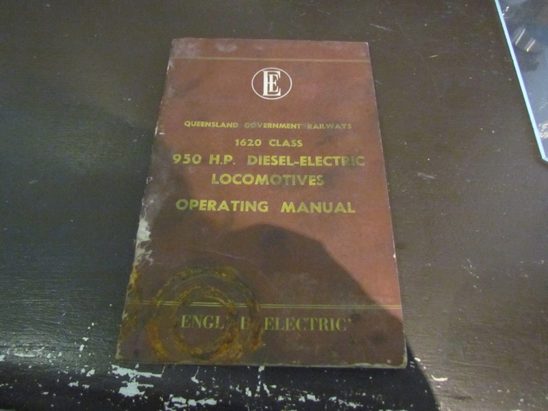 Book - 1620 Class 950HP Diesel-Electric Locomotives Operating Manual ...