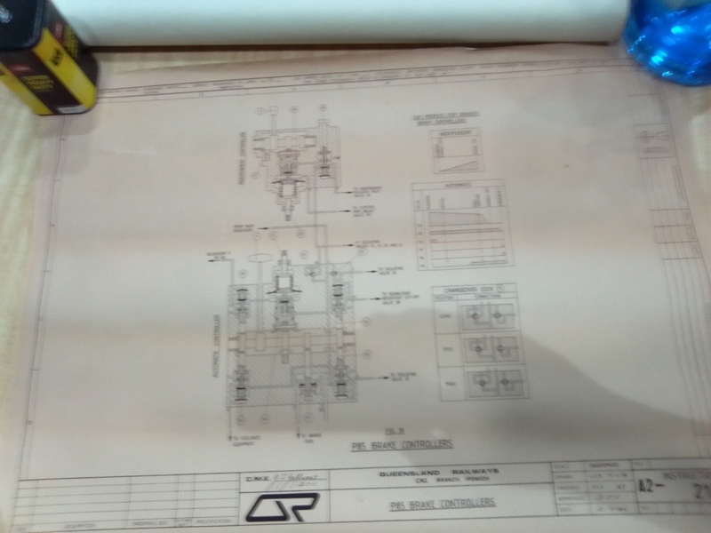 Locomotive Brake Control Unit Schematic 1986; A-1757 | eHive