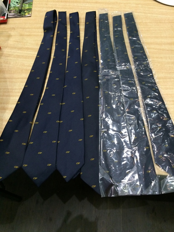 Uniform - Navy Blue Queensland Railways Logo Ties; A-0594 | eHive