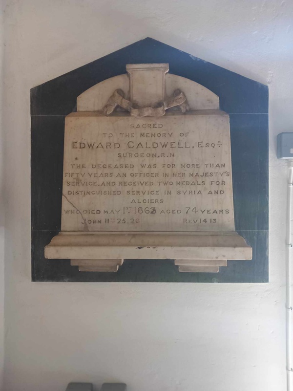 Wall Tablet dedicated to Edward Caldwell ; NGCT.1977.09.A.18 | eHive