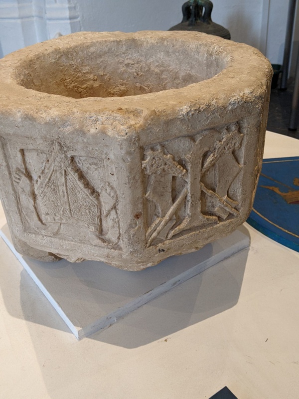 Holy Water Stoup ; 14th century ; NHCT.1977.10.A.03 | eHive