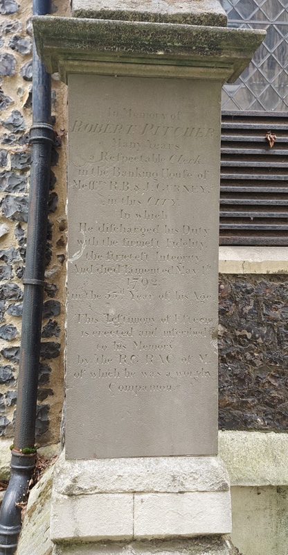 Wall monument: Robert Pitcher; 1792; NHCT.1977.13.A.57 | eHive