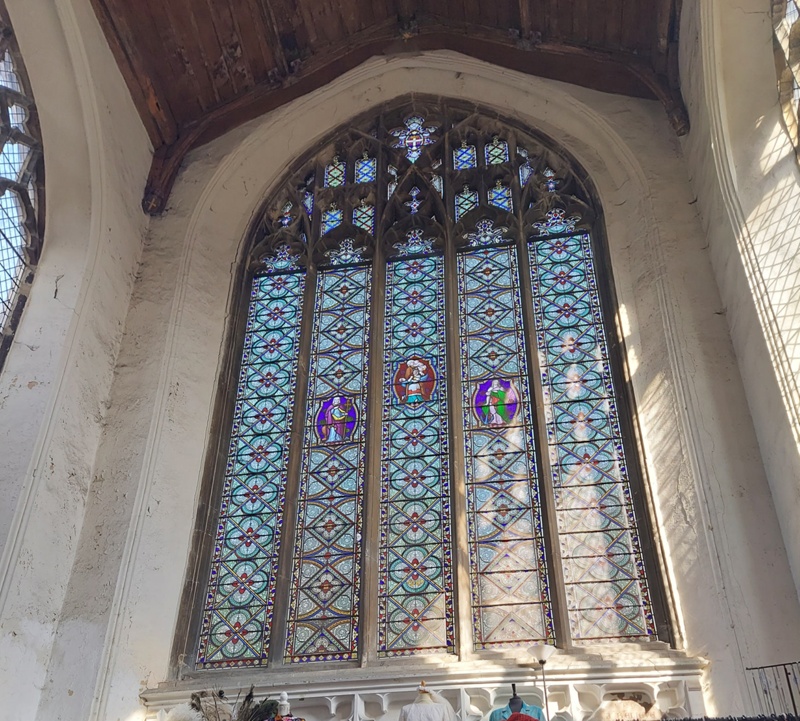 Stained glass: Eastern end of chancel; J & J King; 19th century; NHCT ...