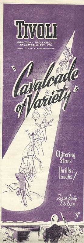 Tivoli Theatre Melbourne Programme 1945 Cavalcade of Variety Pat Catton ...