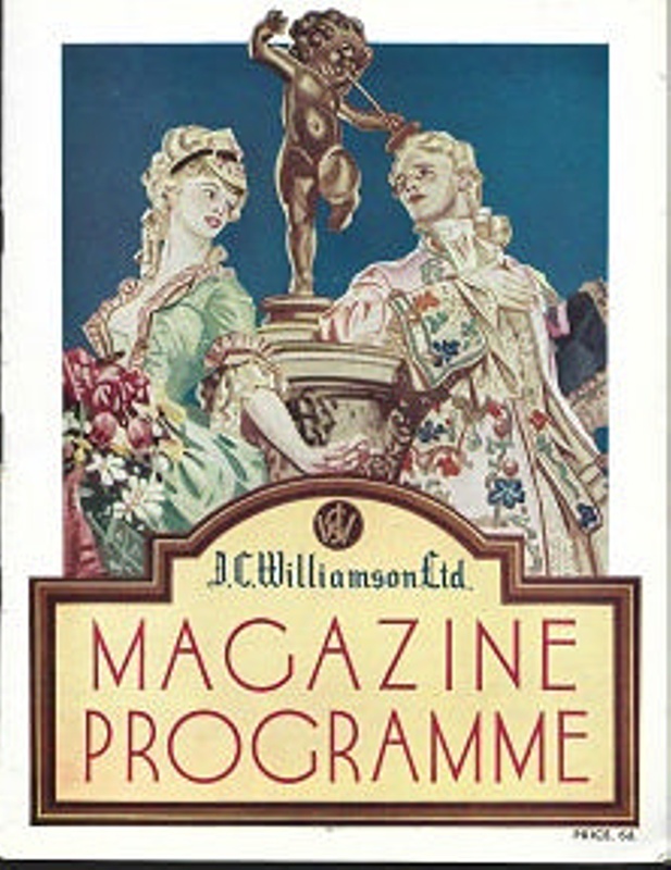 JC Williamson Magazine Programme 1937 His Majesty's Melbourne OKay for ...