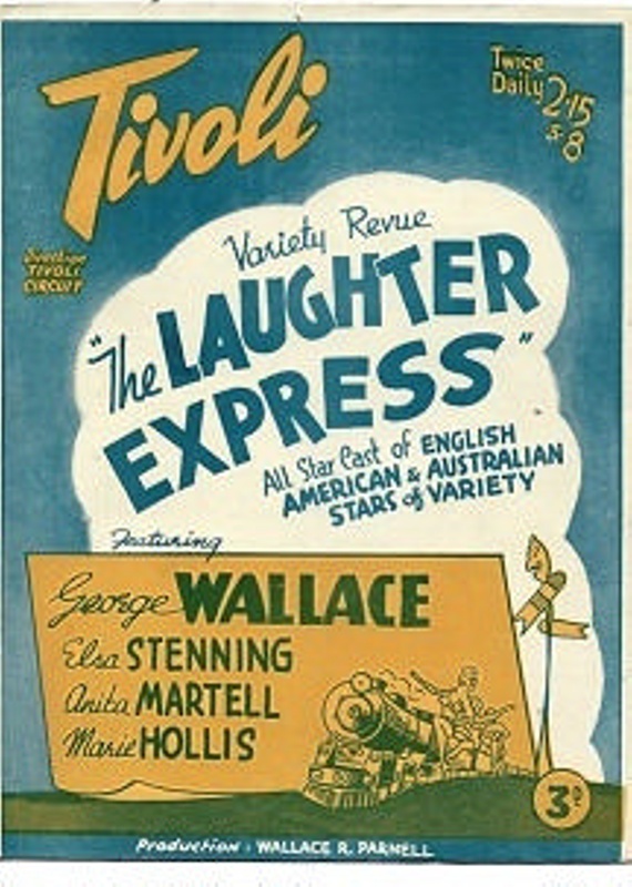 Tivoli Theatre Sydney Programme 1942 The Laughter Express George ...