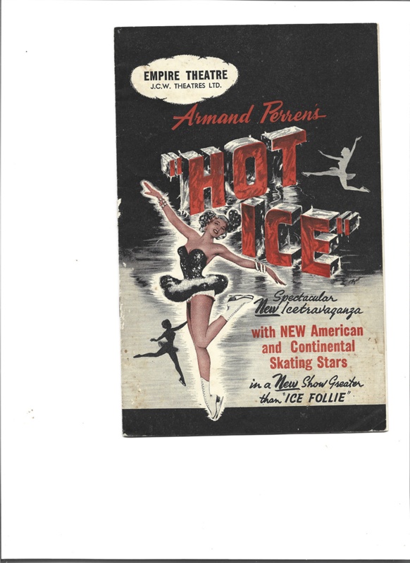 Hot Ice Programme Empire Theatre Sydney 1954 Ermino Marchetti, Pat ...