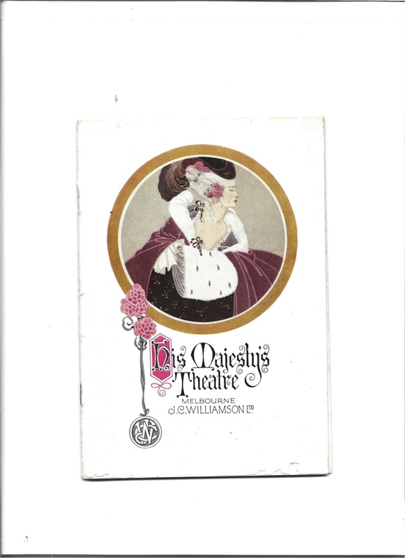 Theatre Programme 1927 His Majesty's Theatre Melbourne Madame Pompadour ...