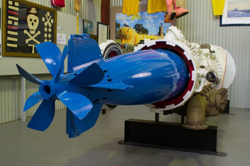 WEAPONS. SUBMARINE. TORPEDO MK VIII - LOADING INTO TORPEDO TUBE ...