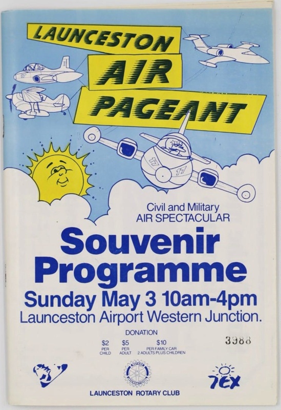 Launceston Air Pageant Souvenir Program 1987; TAHS.0744 | eHive