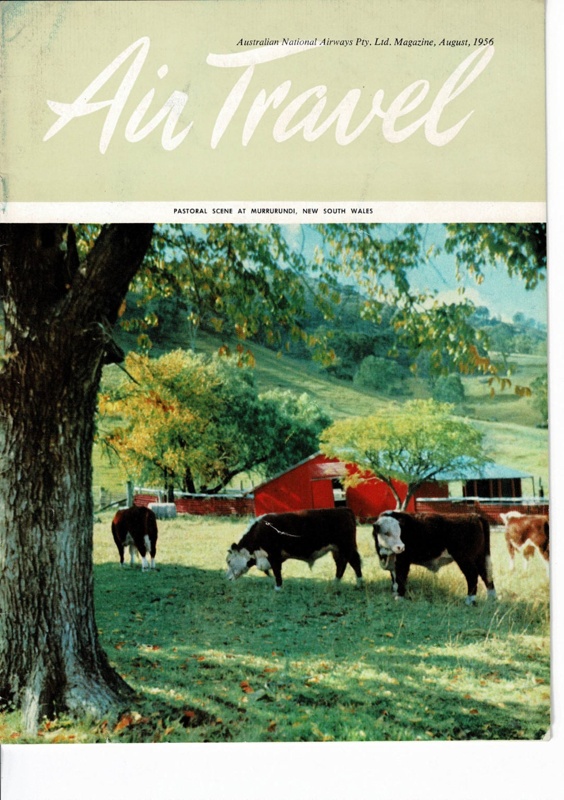 Air Travel Flight Magazine (ANA) - August 1956 ; TAHS.0608 | eHive