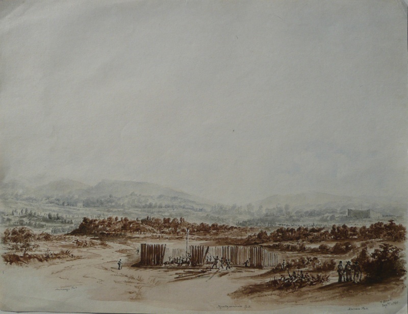 Huirangi Pah, Ngataporirua (sic) Pah, Kairau Pah (Taranaki) Sept 1860 ...