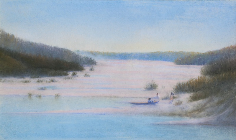 Untitled - The Pink Terrace, Tarawera, Rotorua; Perrett, John Douglas ...