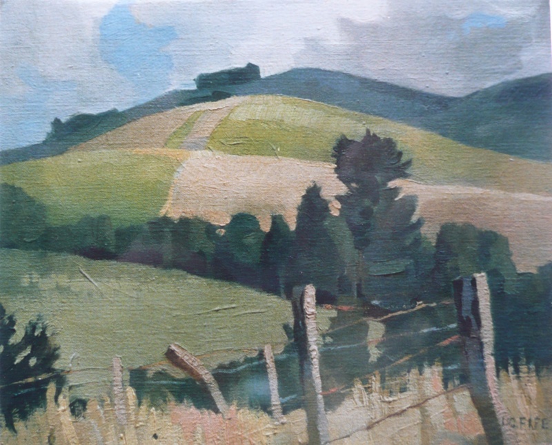 Untitled - Canterbury Farm Landscape c 1940s; Fife, Ivy Grace (1905 ...