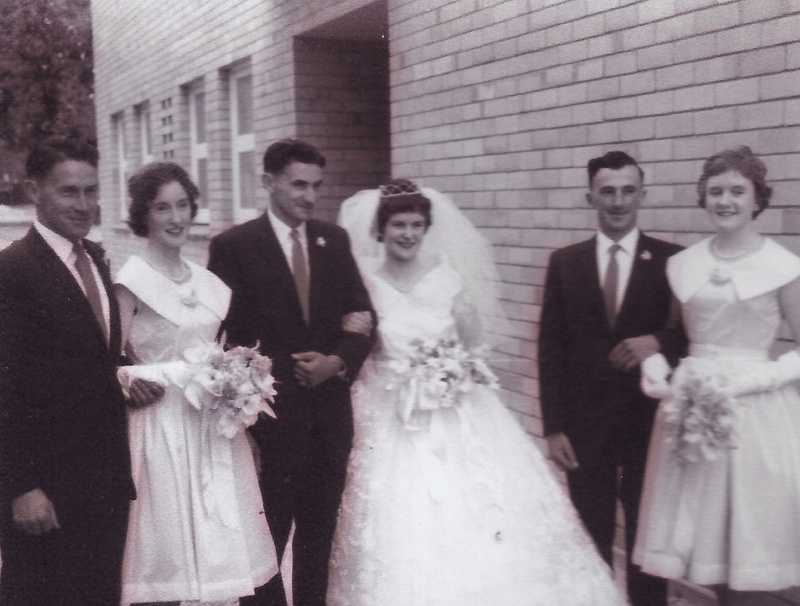 Graham and Margaret Conlon's wedding party; 21 May 1960 | eHive