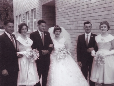 Graham and Margaret Conlon's wedding party; 21 May 1960 | eHive