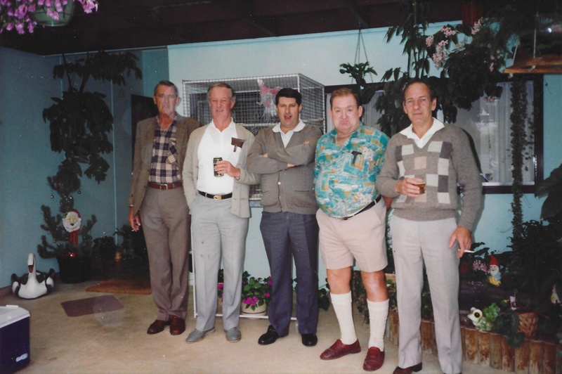 Malcolm Pfeiler, Trevor Kelley, Roger Pfeiler, Robert Packer and Alan ...