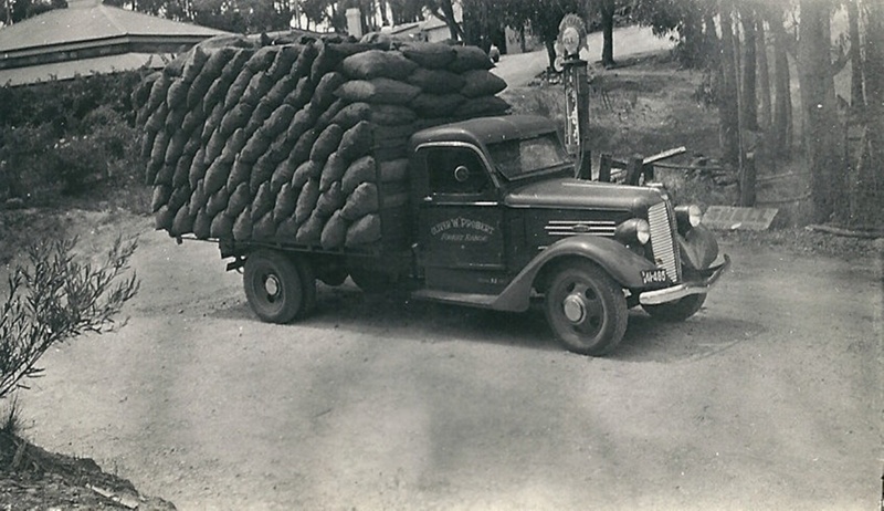 Oliver W Probert's [1882-1960] Charcoal laden truck | eHive