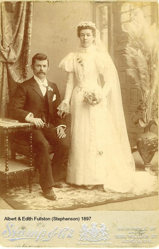 Edith Alice Fullston (nee Stephenson) [1876-1954] and Albert Fullston ...