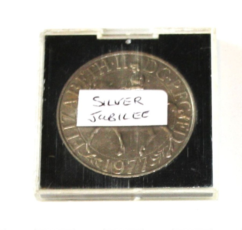 Coin, silver jubilee 1977; 1977; CM.O075b | eHive