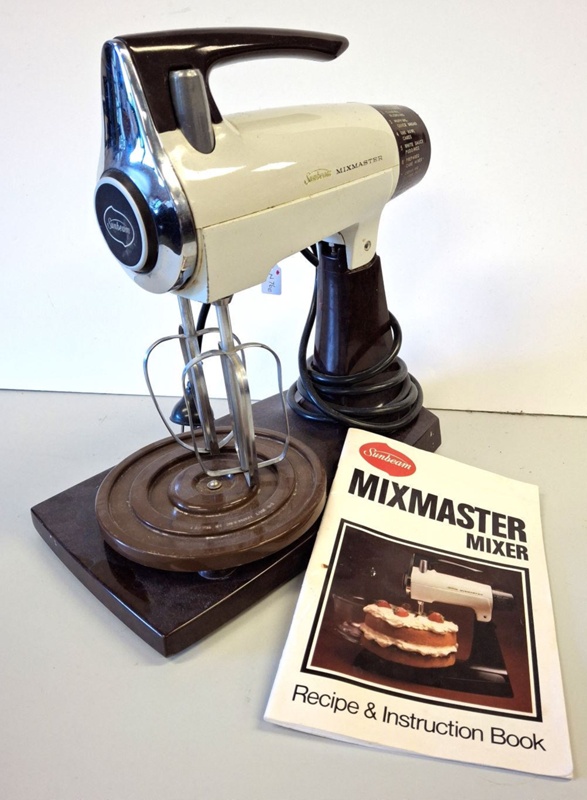 Mixer, Electric Sunbeam with book; CM.N076e | eHive