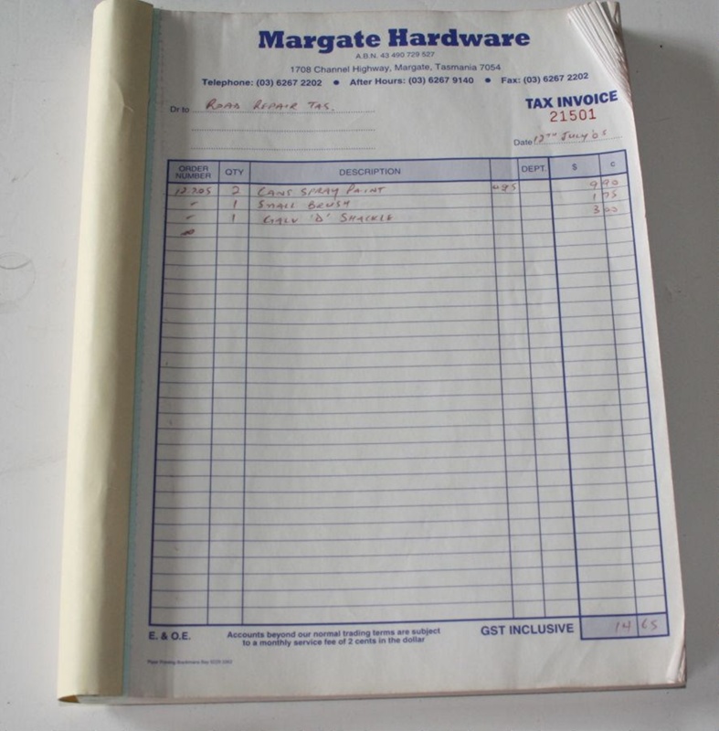 Document, Tax invoice book; CM.N032a | eHive