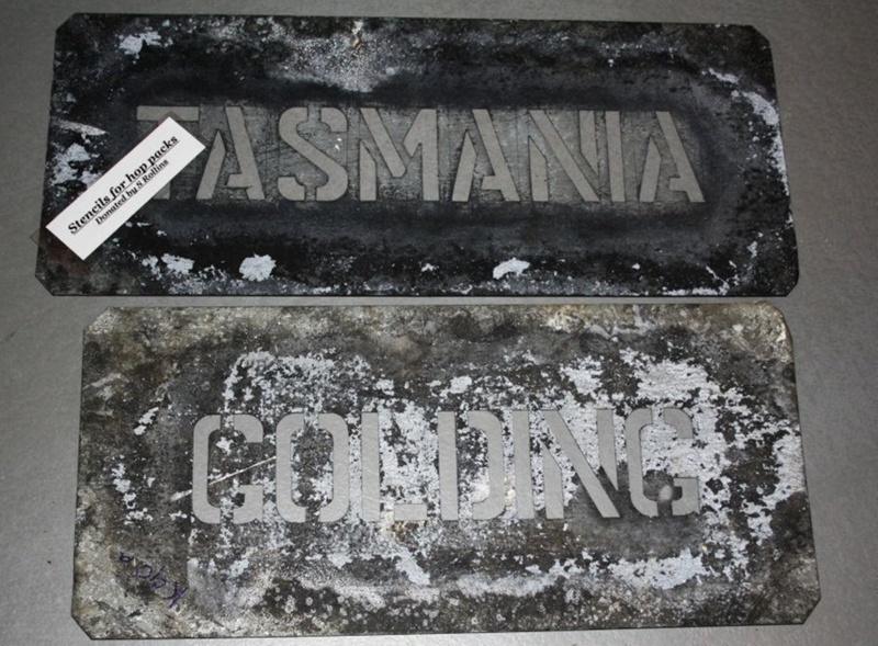 Stencils, hop labels; CM.K090a | eHive