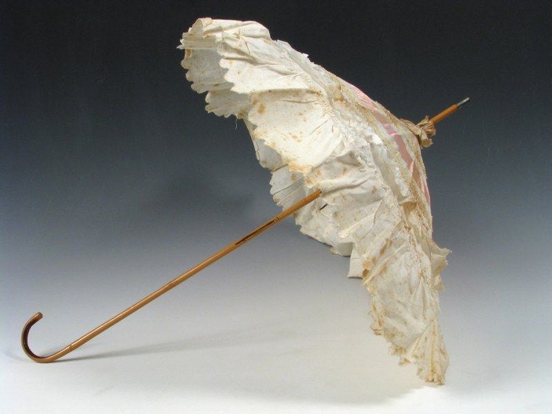 Parasol, white decorative; CM.I024a | eHive