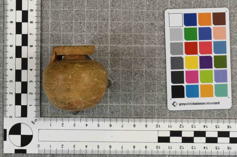 A Round Burnished Undecorated Corinthian Aryballos; 600 BCE - 550 BCE ...