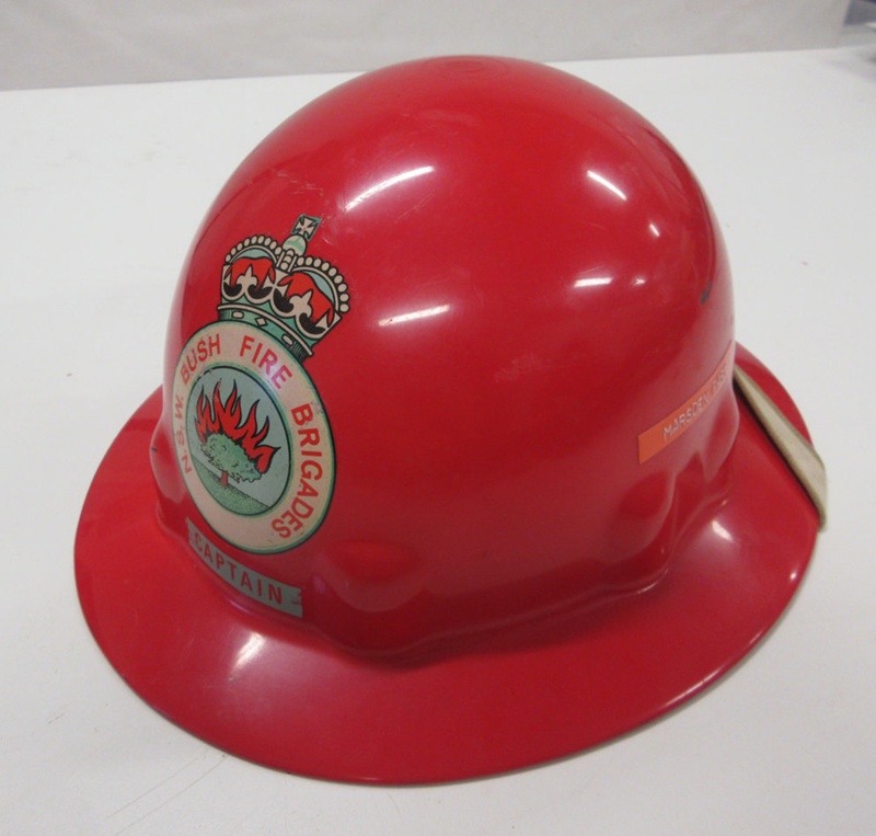 Marsden Park Brigade Captain's Bush Fire Helmet; Protector Safety ...