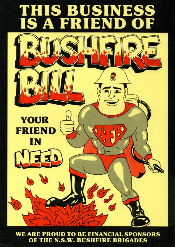 Bushfire Bill poster; Bush Fire Council of N.S.W.; 1988 | eHive