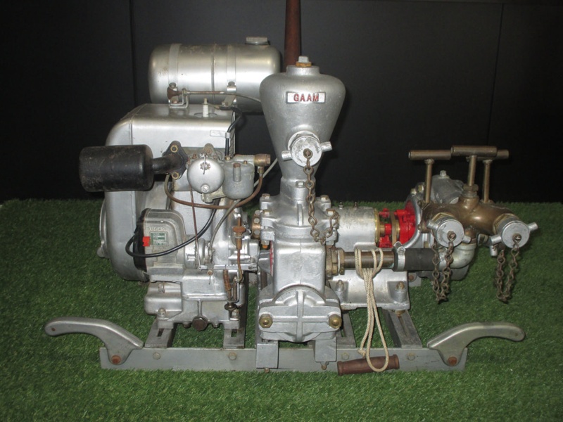 GAAM Fire Fighting Pump with BSA Petrol Motor; GAAM and BSA; 1957 | eHive