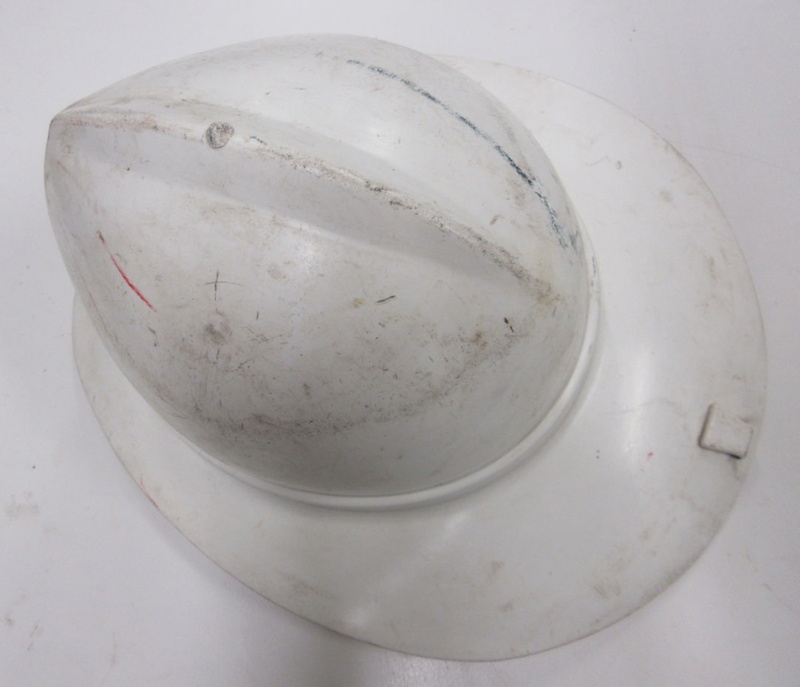 Firefighter's White Bush Fire Helmet; ERB Safety Inc; 1978 | eHive