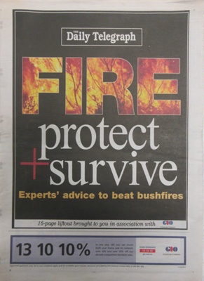 Fire, Protect + Survive - Experts' Advice to Beat Bushfires (Newspaper ...