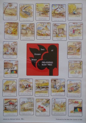 Bush Fire Prevention Poster; Bush Fire Council of N.S.W.; 1987 | eHive