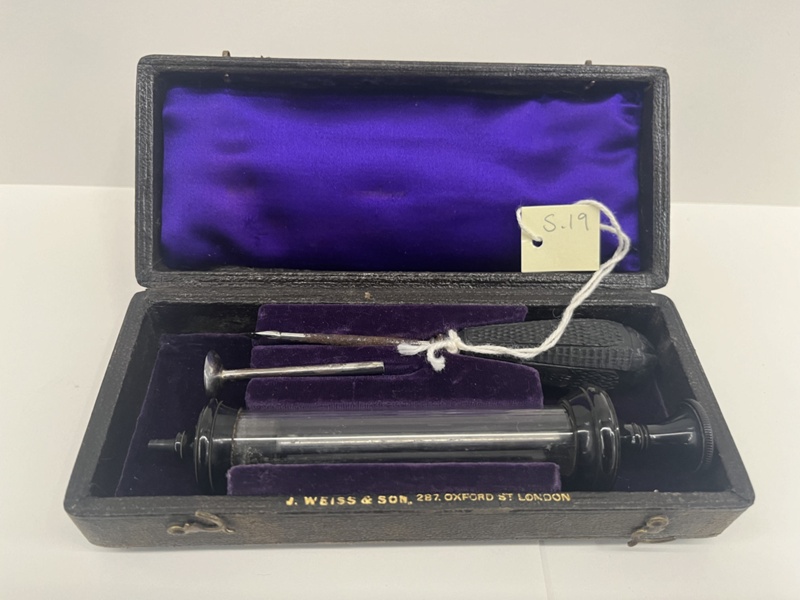 Trocar, Cannula & Glass Barrel Syringe; J. Weiss & Son; S19 | eHive
