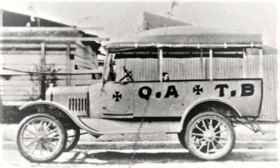 Sandgate Ambulance Centre's first motorised ambulance vehicle; 1922 ...
