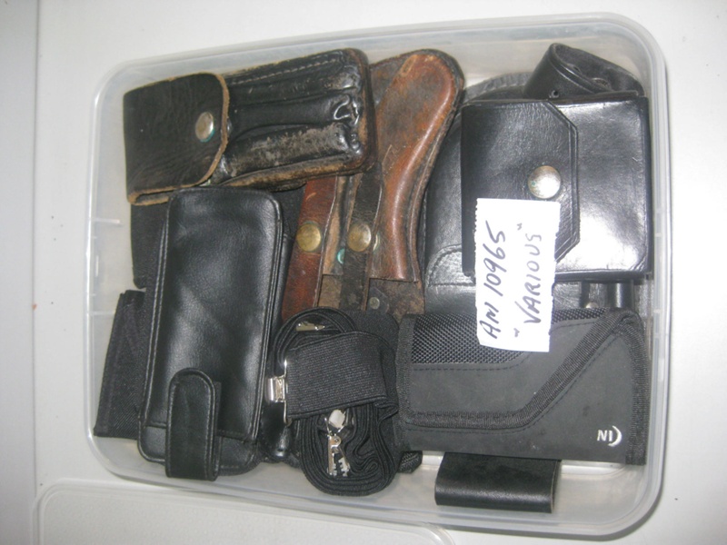 Belt instrument pouches - leather and/or nylon, 1970s onwards; AM10965 ...