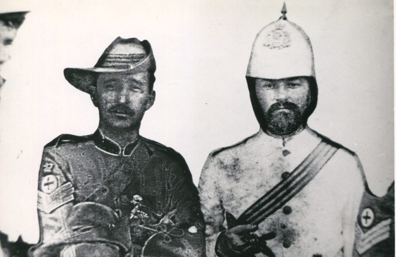 CATB Ambulance officer RUDD and Dr James BOOTH, 1892; AP11729 | eHive