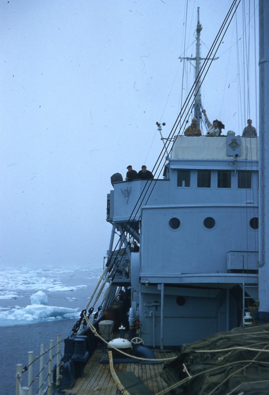 Antarctica. Naval. Crew Onboard. The Bridge. HMNZS Endeavour 1944, 1190 ...