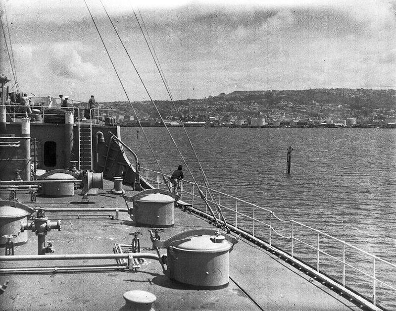 Shipping, "Camp Union," 1945, 10297 GRT, Steam Tanker, Entering The ...
