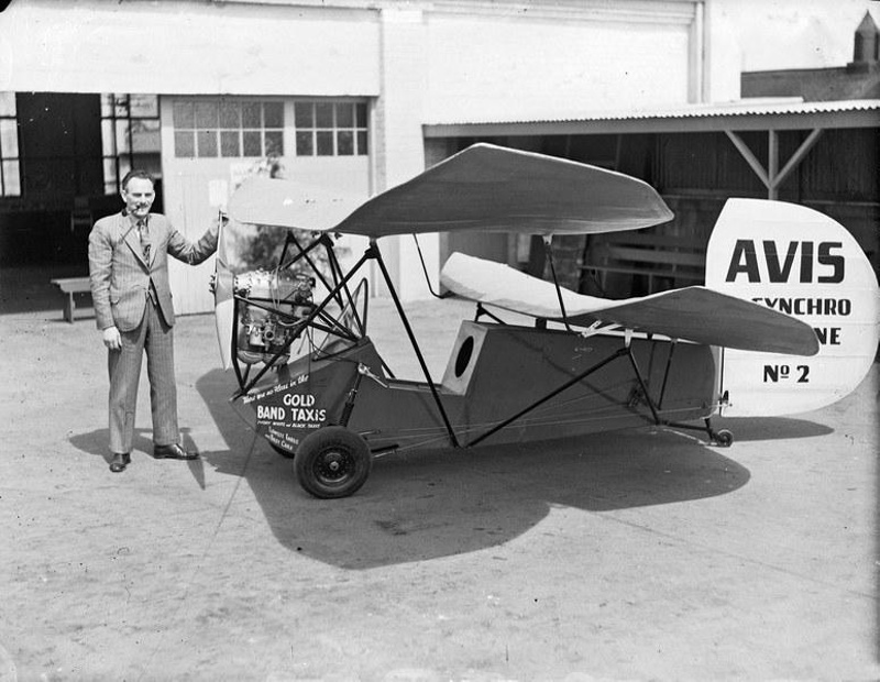 Aviation. Mignet Pou-du-Ciel , Flying Flea. Aircraft at Wigram Airfield ...