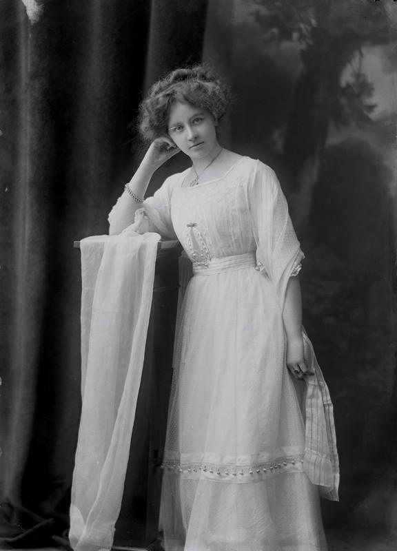 Portrait. Miss M Fleming. Christchurch, Canterbury, New Zealand ...