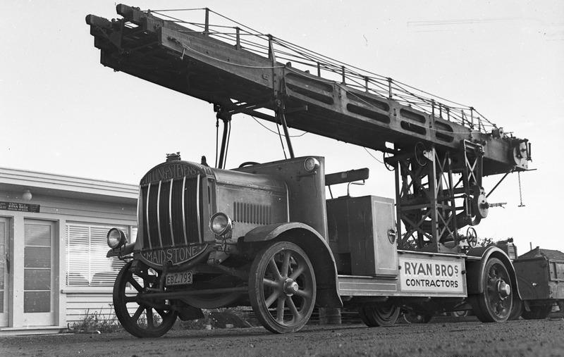 Fire Engine. 1924 Tilling Stevens made at Maidstone, England. Turntable ...
