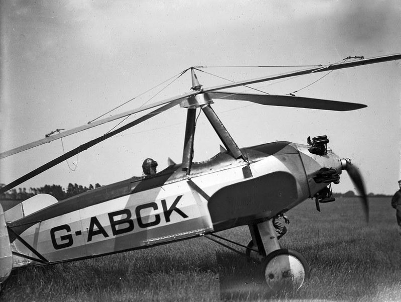 Aviation. G-ABCK, Cierva C-19, Mk3 Autogiro Aircraft at Wigram Airfield ...