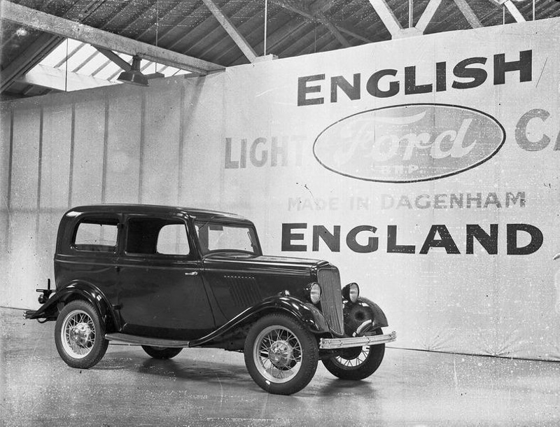 Motor Vehicle. 1935 Ford Y-type 2-door saloon, on Display, Christchurch ...